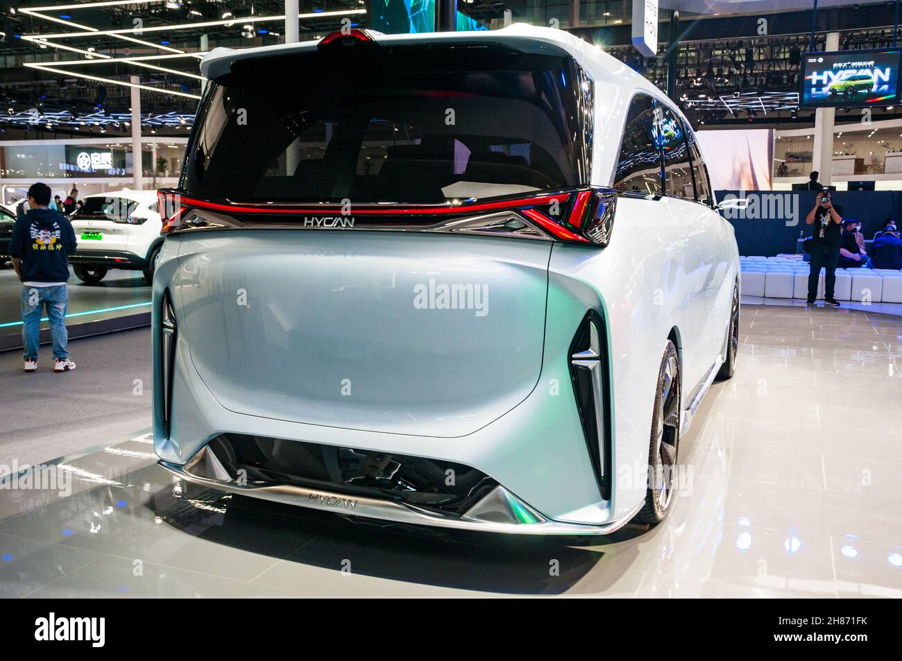Hycan Concept M on display at the 2021 Guangzhou Auto Show, Guangdong ...