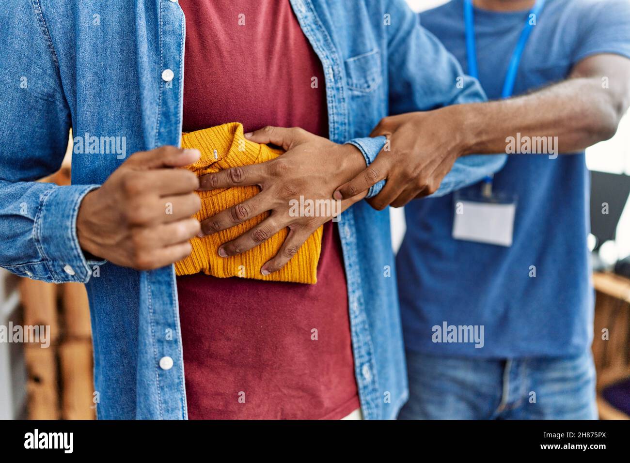 Robbery shop african hi-res stock photography and images - Alamy