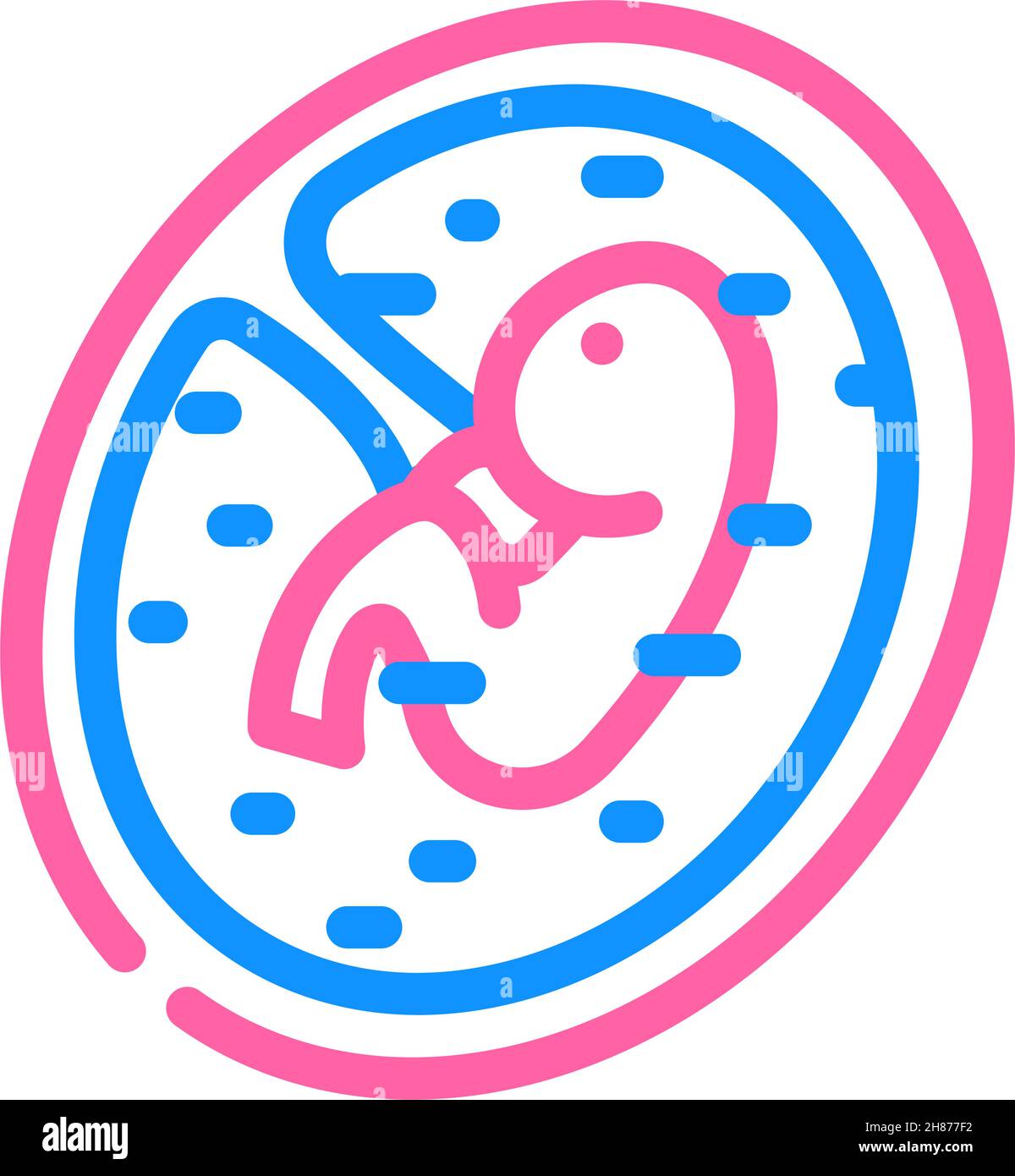 pregnancy woman color icon vector illustration Stock Vector Image & Art ...