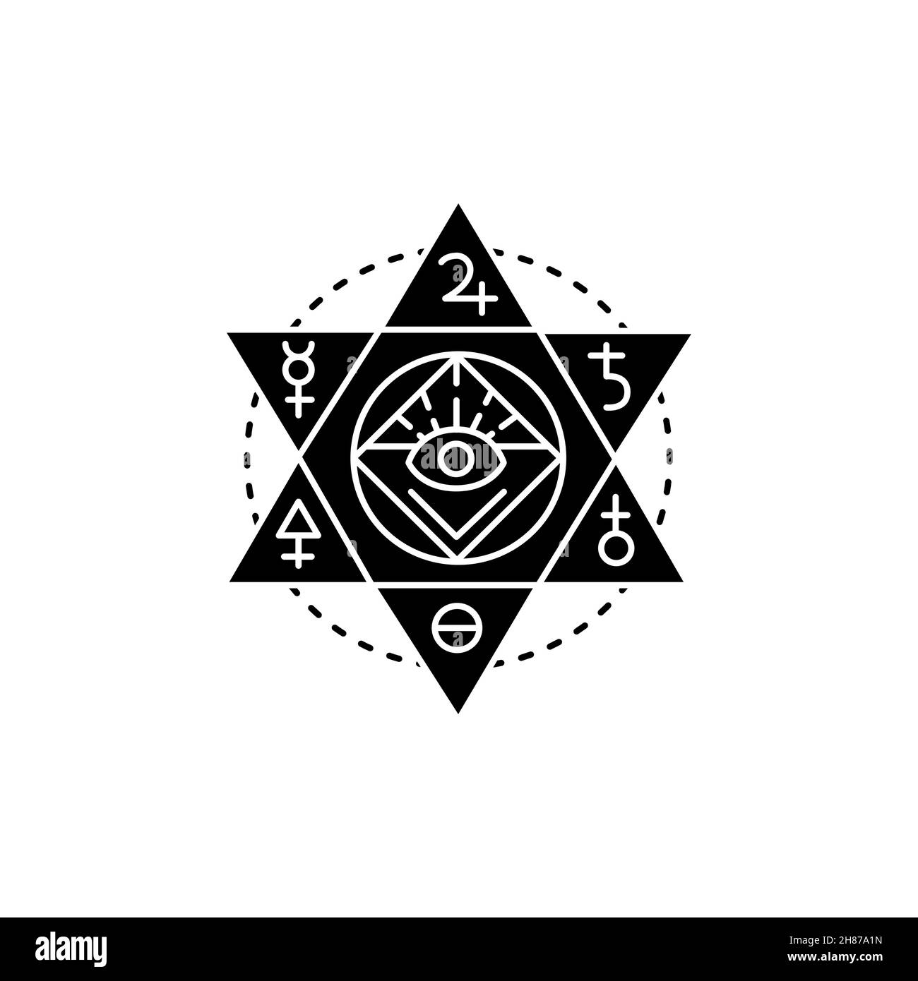 Spiritualism vector vectors hi-res stock photography and images - Alamy