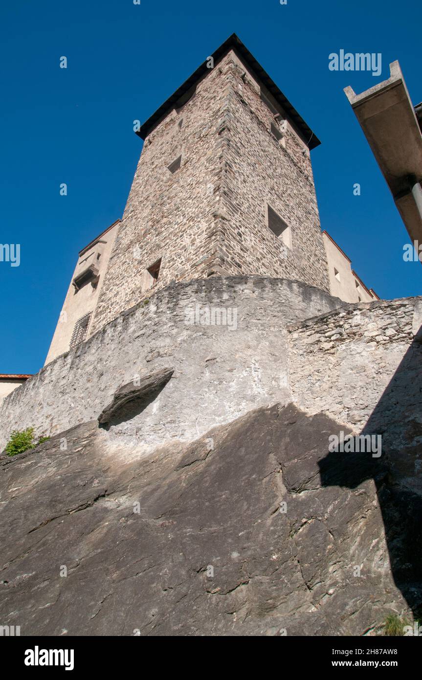 Schloss Landeck (Landeck Castle and museum), Tyrol, Austria Stock Photo ...
