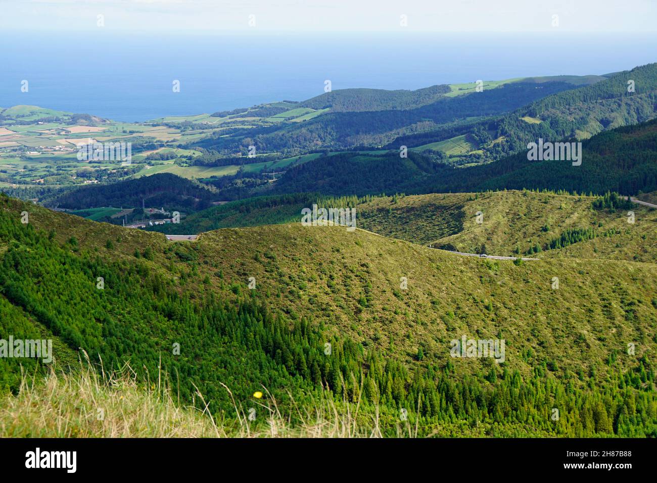 amazing landscape on the azores islands Stock Photo - Alamy