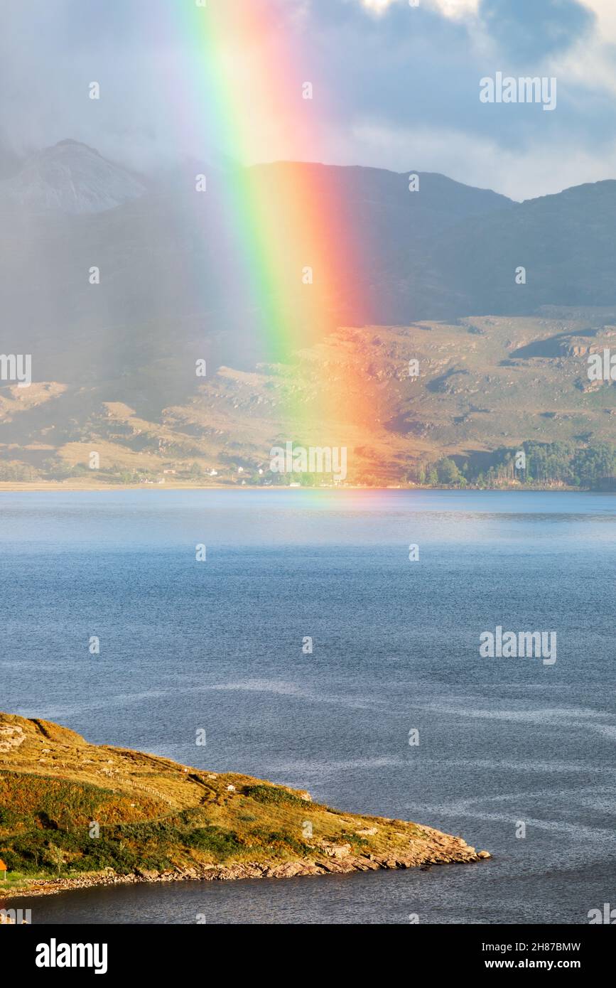 UK, Scotland, Wester Ross, Ross and Cromarty. Bealach na Gaoithe ...