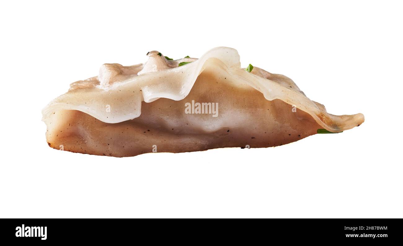Steamed gyoza on white background hi-res stock photography and images ...