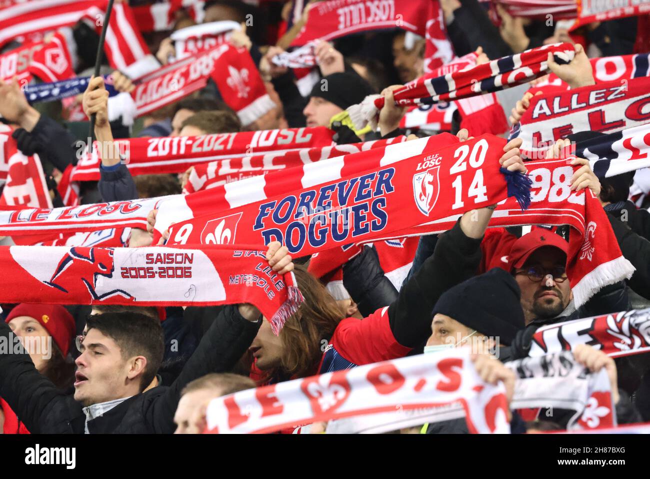 Losc lille supporters hi-res stock photography and images - Alamy
