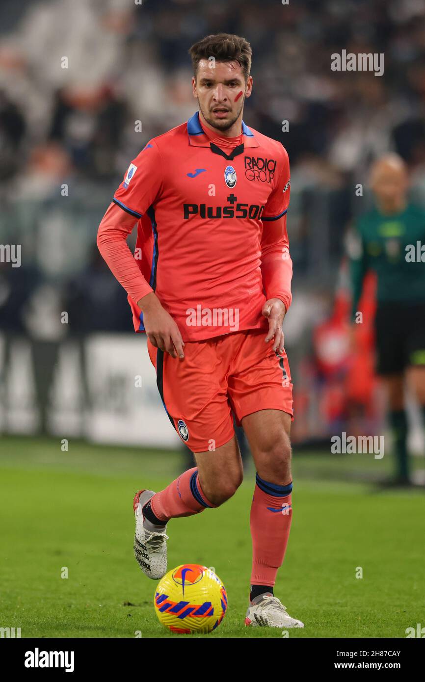 Turin, Italy, 27th November 2021. Berat Djimsiti of Atalanta during the ...