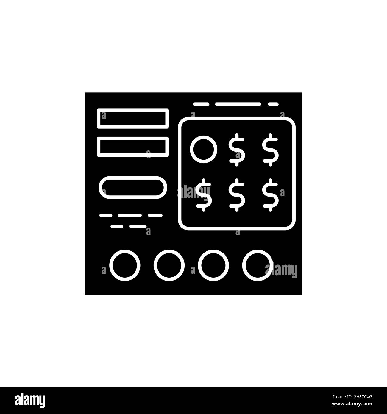 Lotto olor line icon. Pictogram for web page, mobile app, promo. UI UX ...