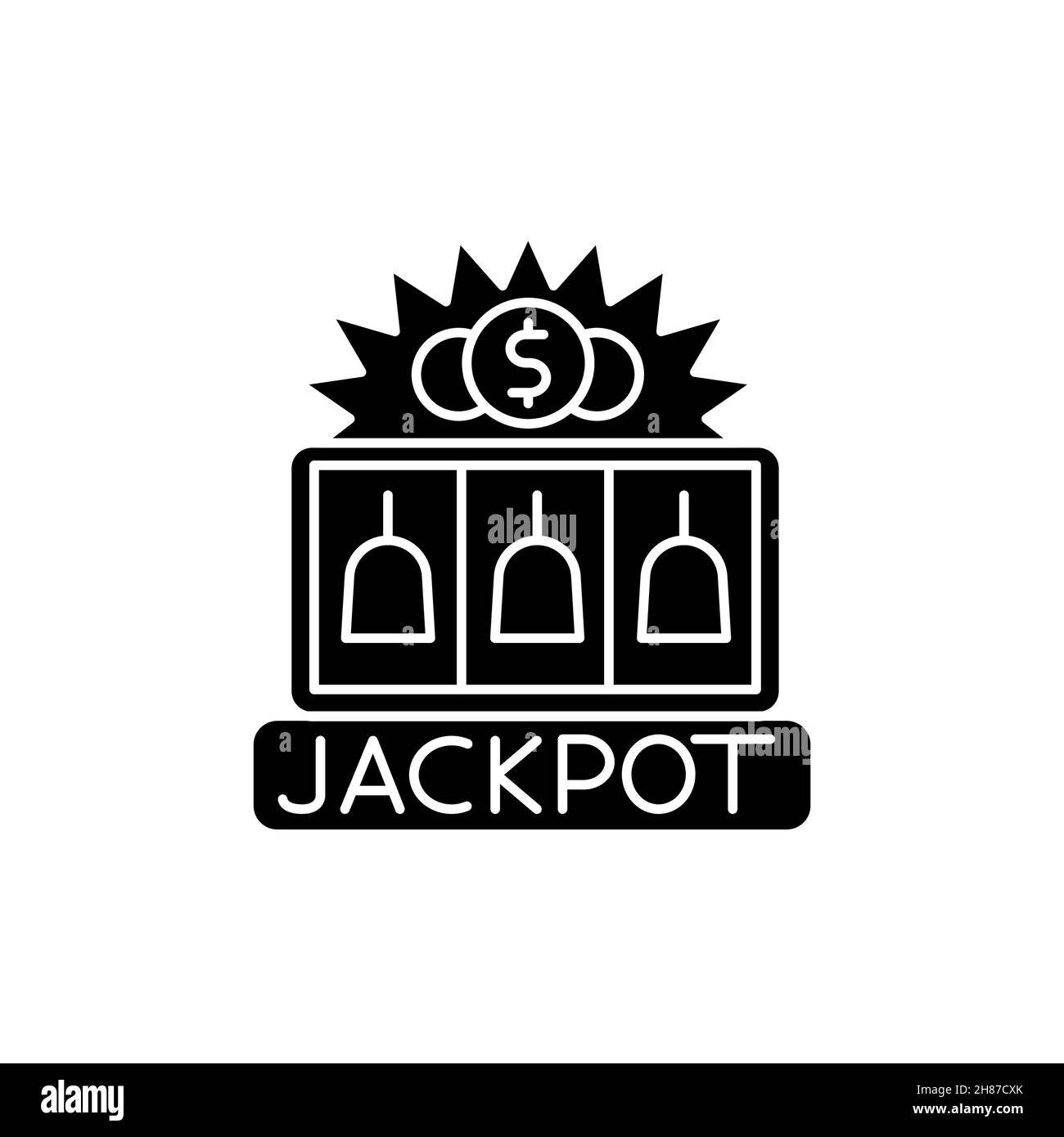Jackpot olor line icon. Pictogram for web page, mobile app, promo. UI ...