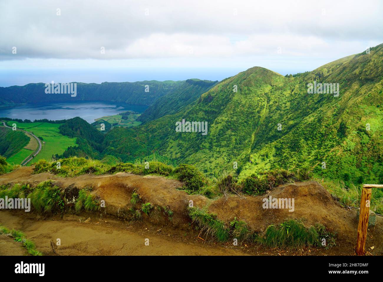 amazing azores landscape Stock Photo - Alamy