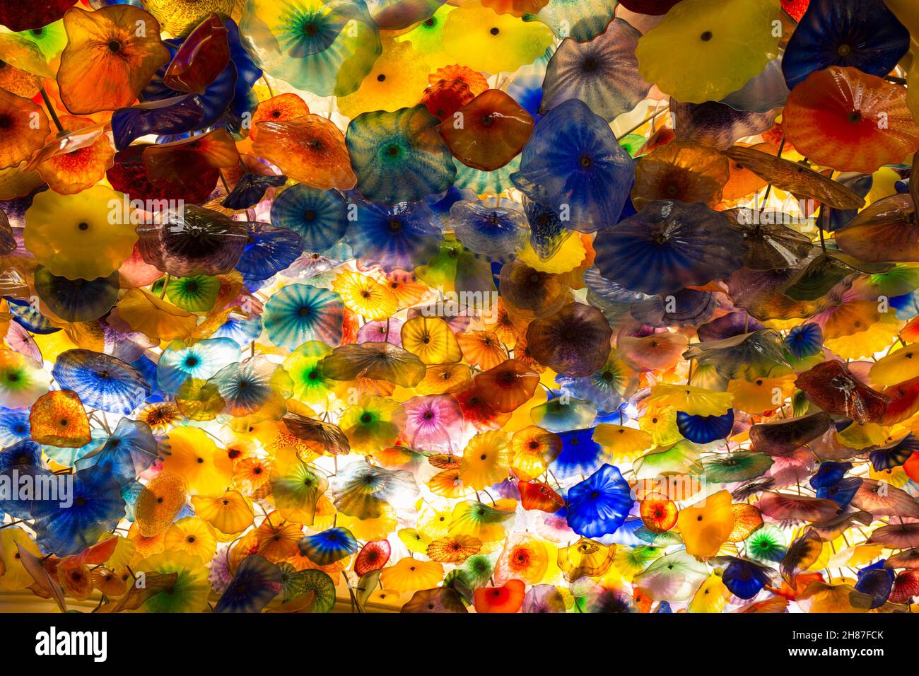 Bellagio hotel lobby ceiling hi-res stock photography and images - Alamy