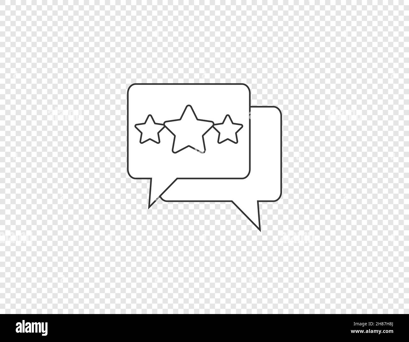 Feedback, rating, star icon. Vector illustration. Flat design Stock ...
