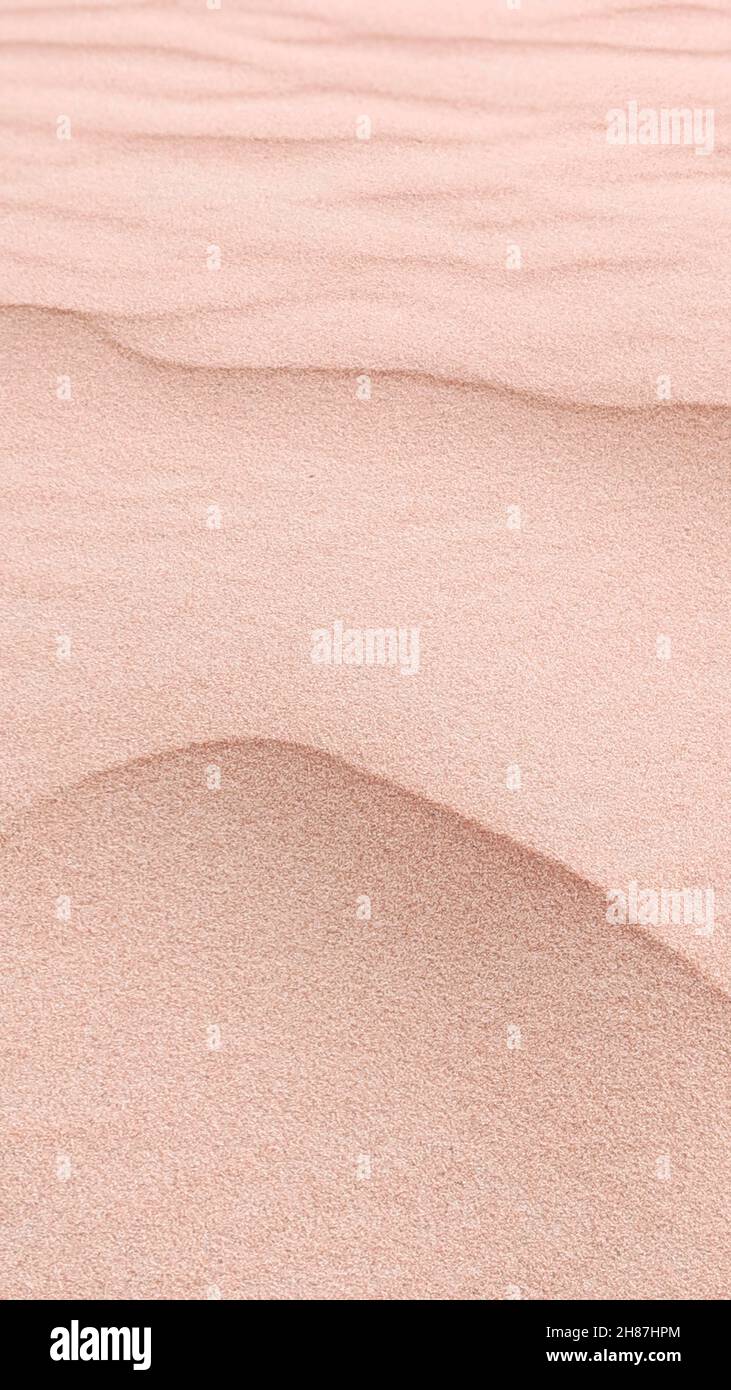 Sand Wave of the desert on pink color. Mindfulness concept Stock Photo ...