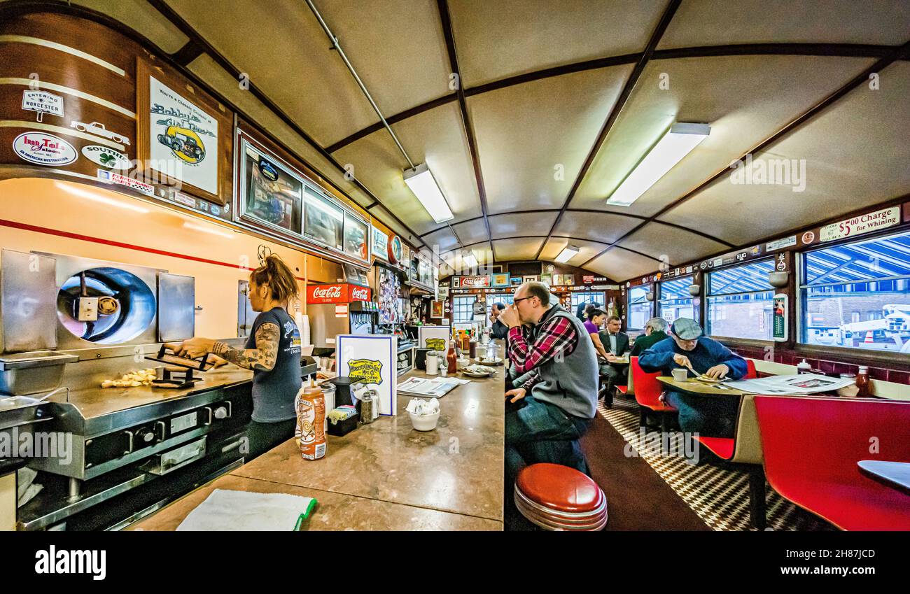 Worcester diner car hi-res stock photography and images - Alamy