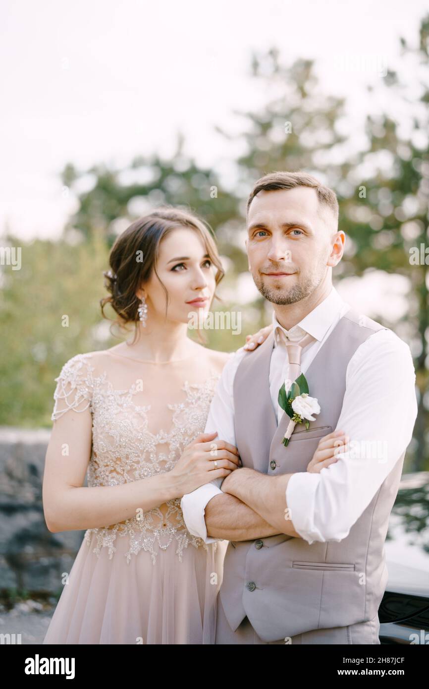 Hug the shoulder hi-res stock photography and images - Alamy