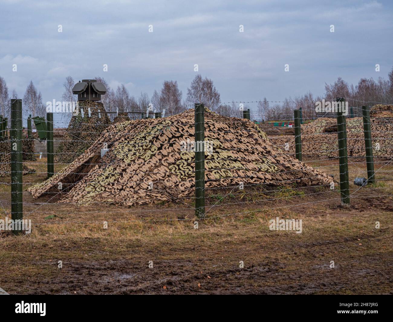 Modern Russian military radar stations. Army means of radio and ...