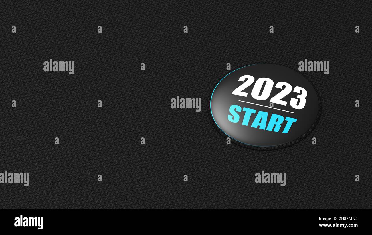 3d rendering of 2023 year start BTN Stock Photo - Alamy