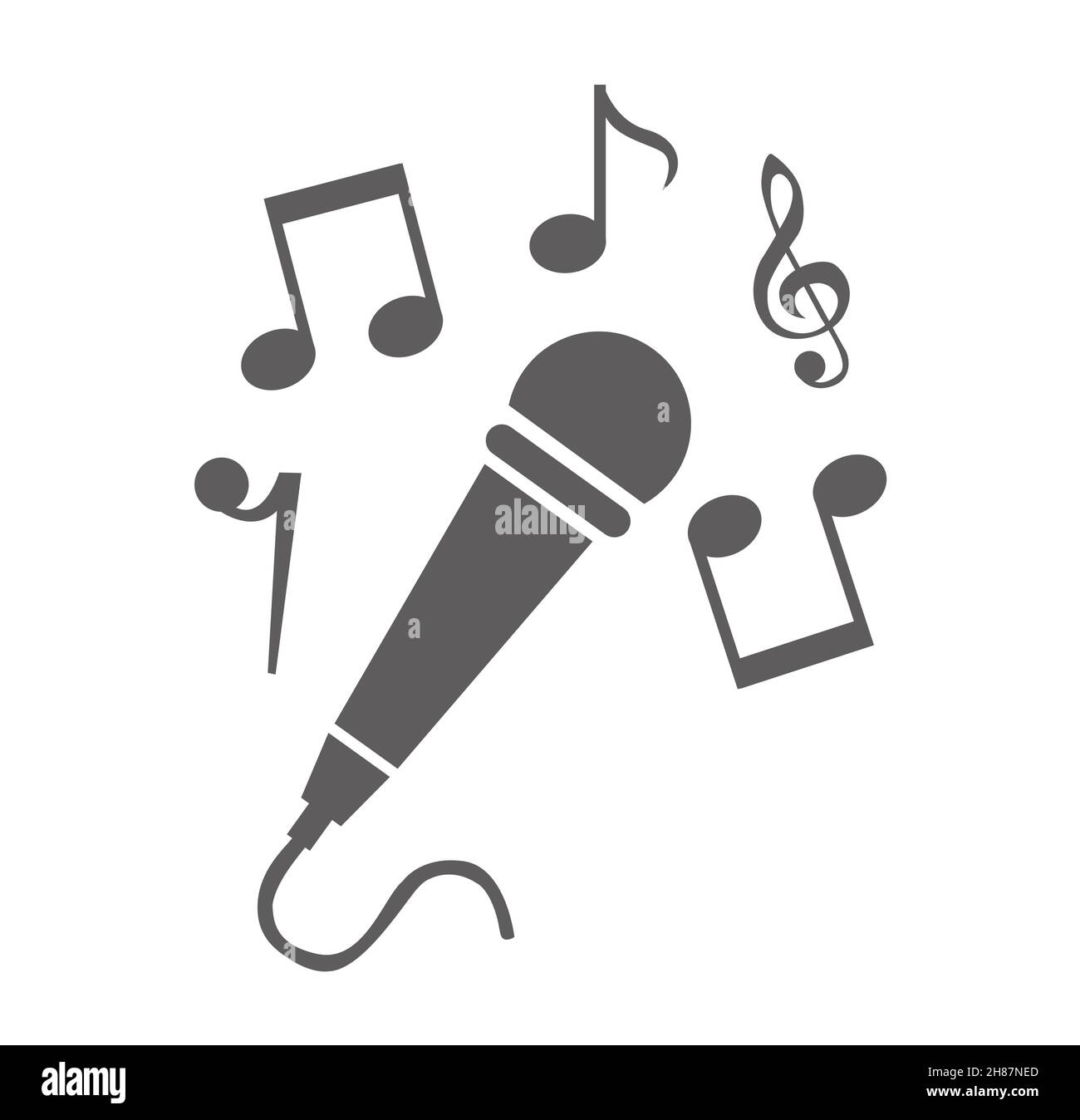 vector illustration microphone design Stock Vector Image & Art - Alamy