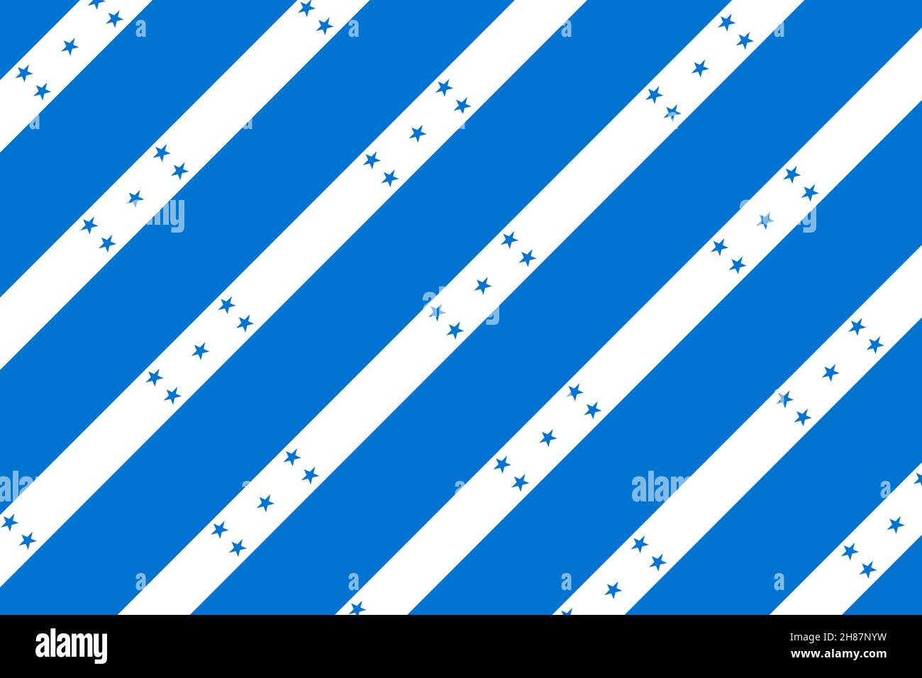 Geometric pattern in the colors of the national flag of Honduras. The ...