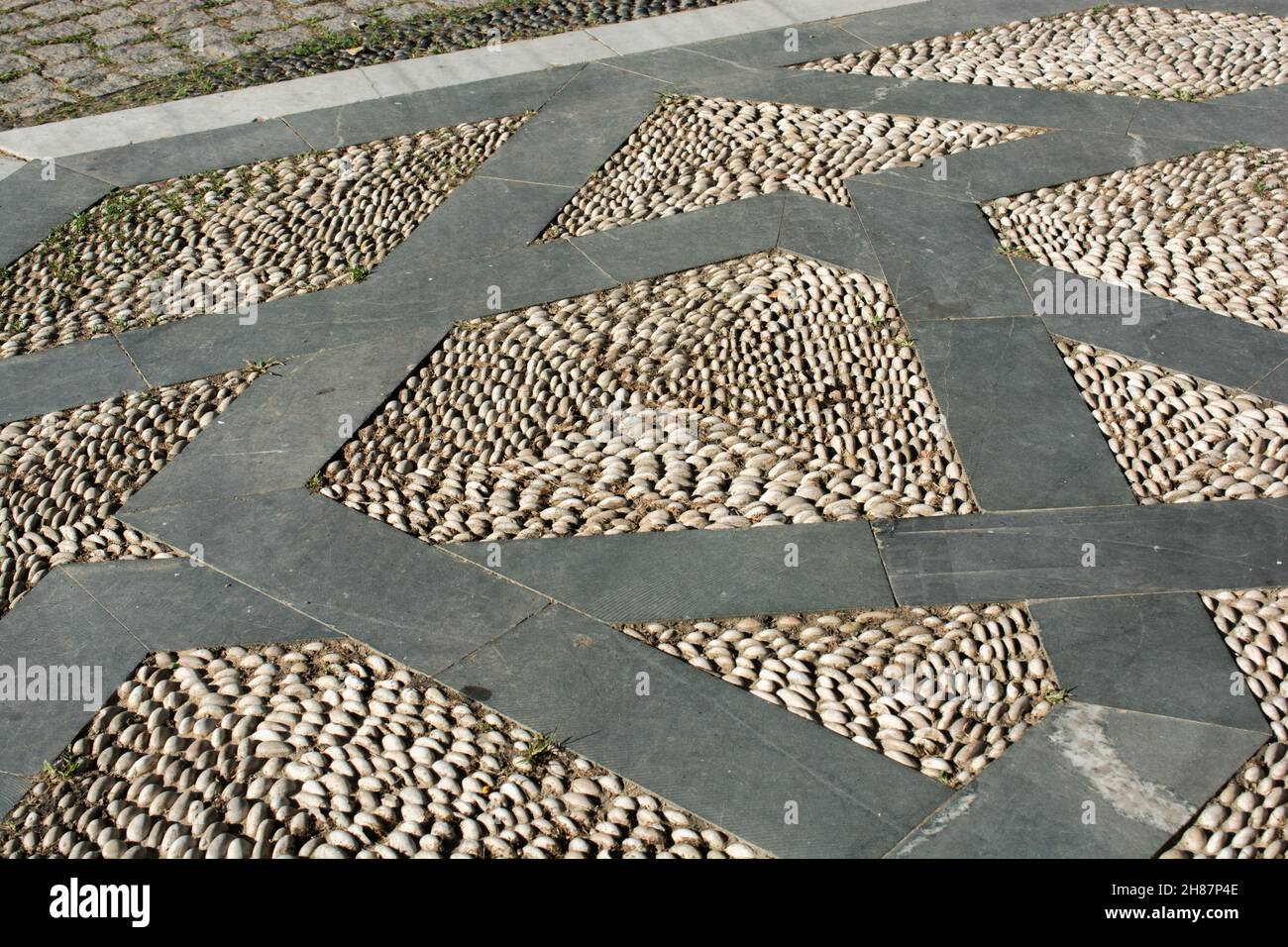 A modern flooring with an abstract pattern Stock Photo - Alamy