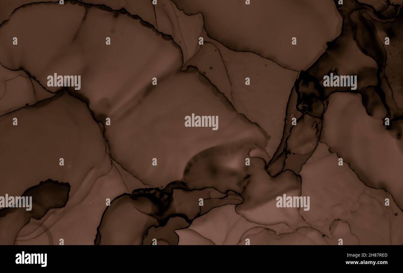 Liquid Chocolate Texture. Brown Creamy Stock Photo - Alamy