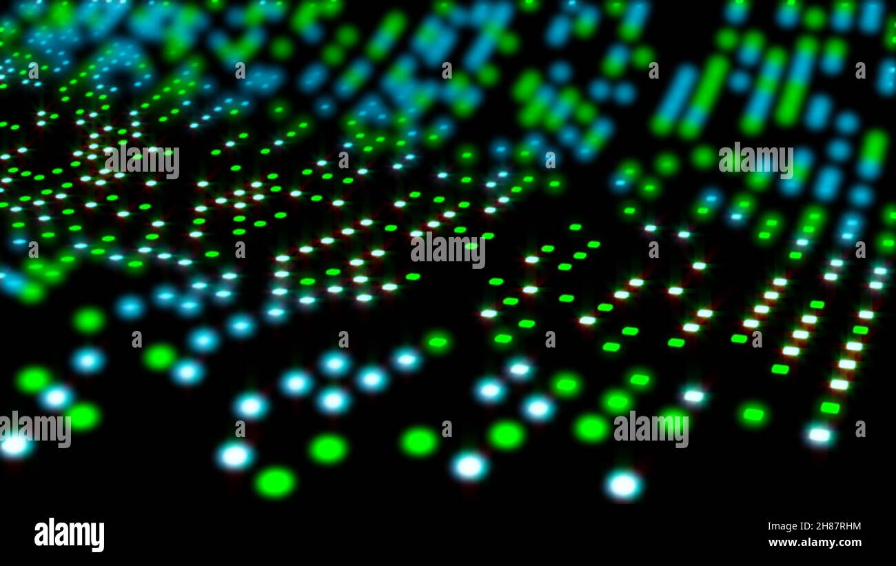 Blue digital data lights mesh hi-res stock photography and images - Alamy