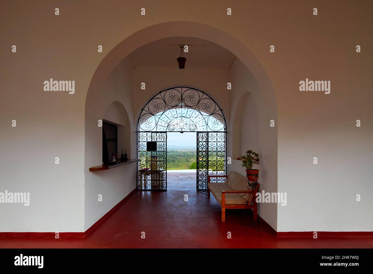 Grogan's Castle Hotel in Taveta, Kenya, Africa Stock Photo - Alamy
