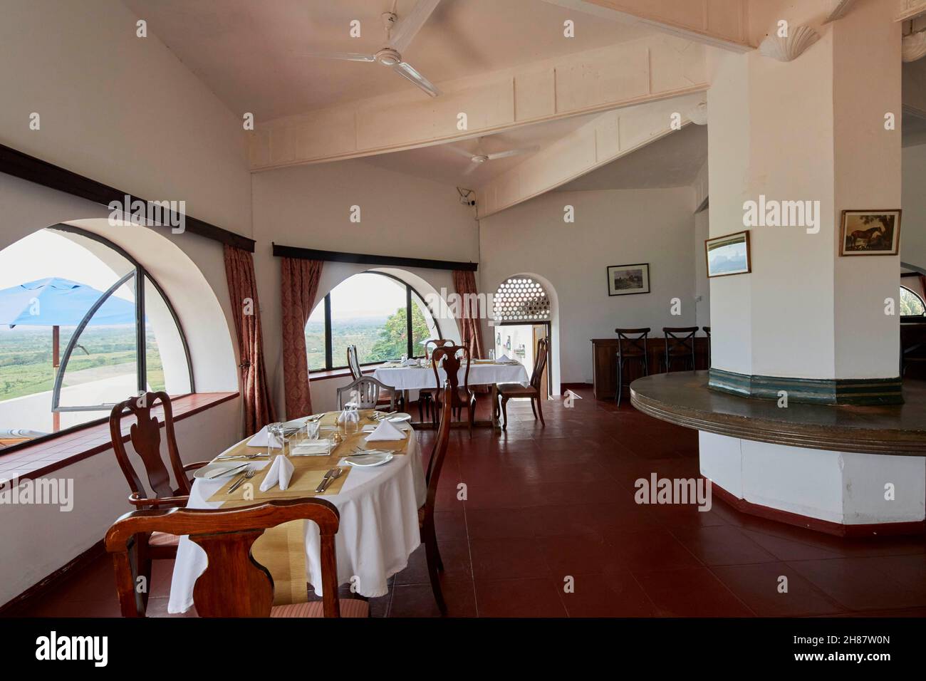 Grogan's Castle Hotel in Taveta, Kenya, Africa Stock Photo - Alamy