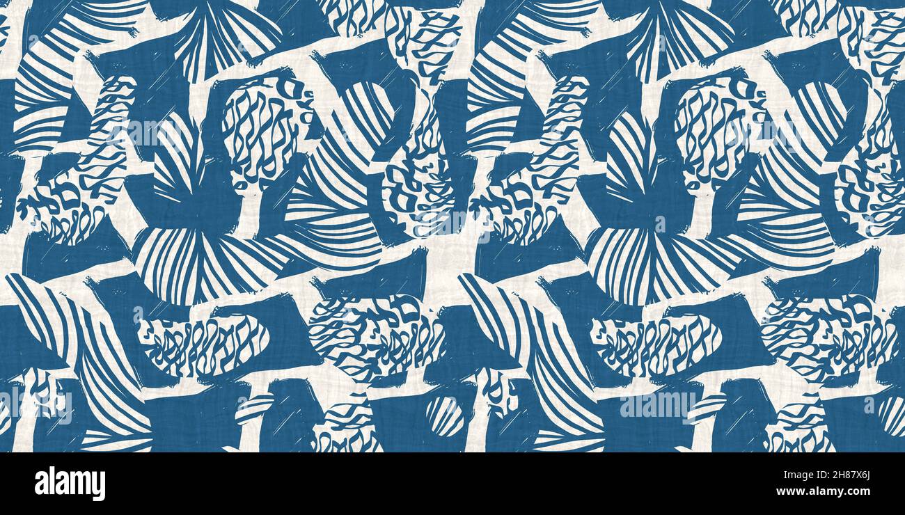 Seamless two tone hand drawn brushed effect pattern border swatch Stock ...