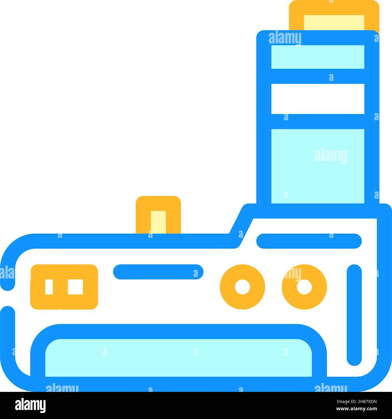 battery pack color icon vector illustration Stock Vector Image & Art ...