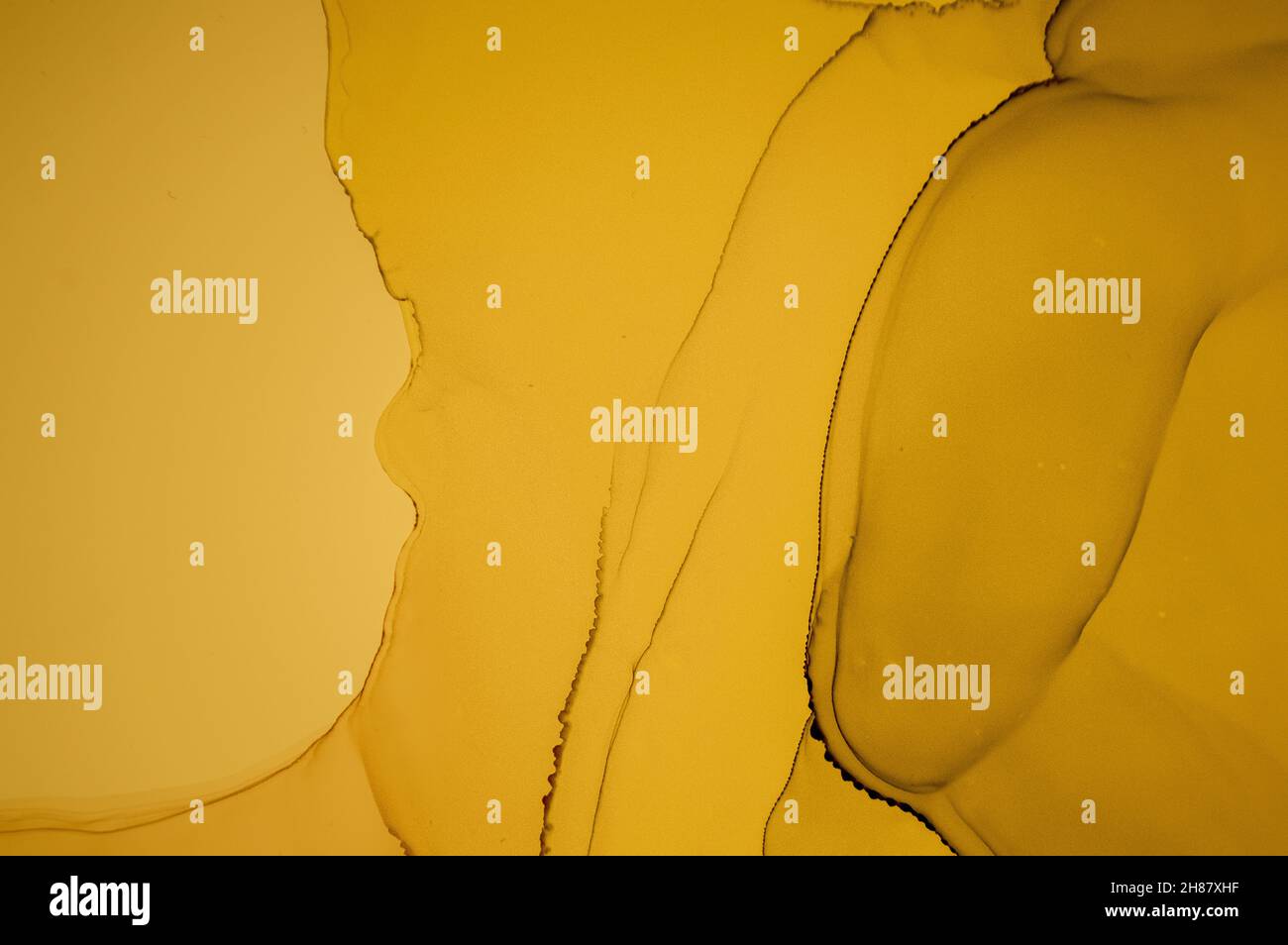 Gold Fluid Art. Liquid Abstract Illustration Stock Photo - Alamy
