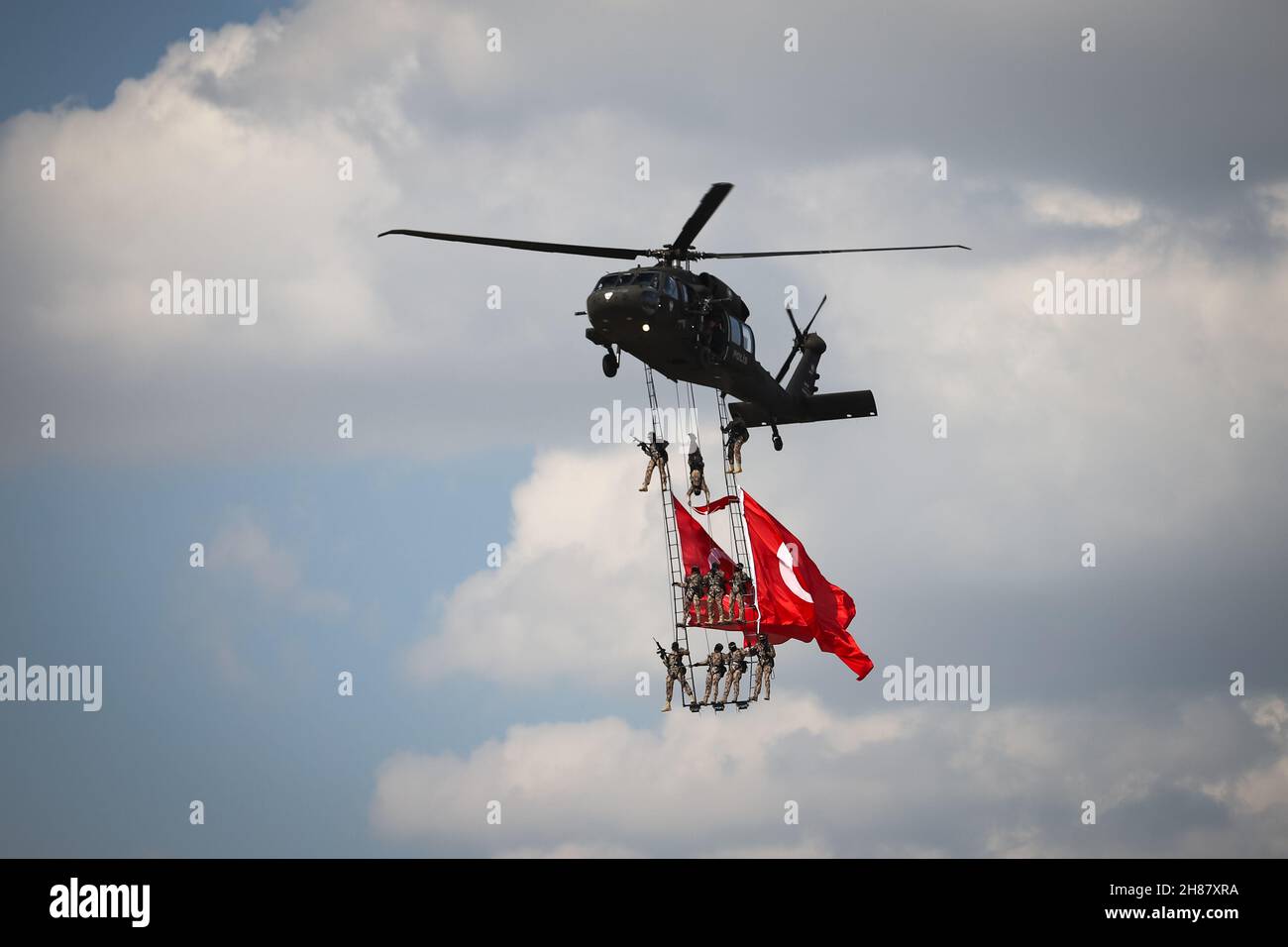 ANKARA, TURKEY - JUNE 26, 2021: Turkish Police Force Sikorsky S-70 ...