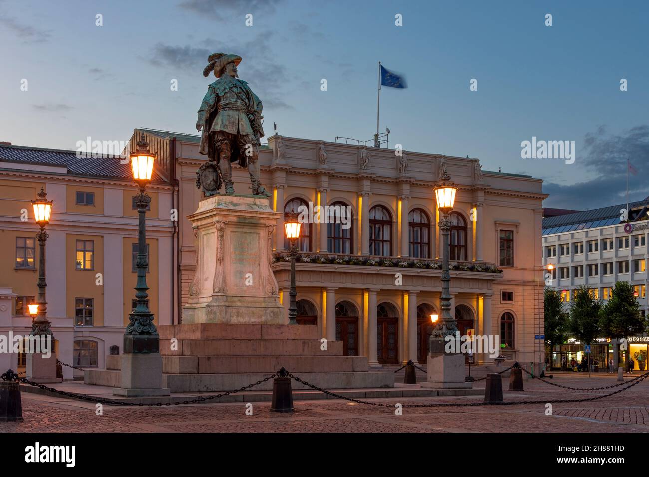 Göteborg, Gothenburg: Gustaf Adolfs torg (Gustaf Adolf's square ...