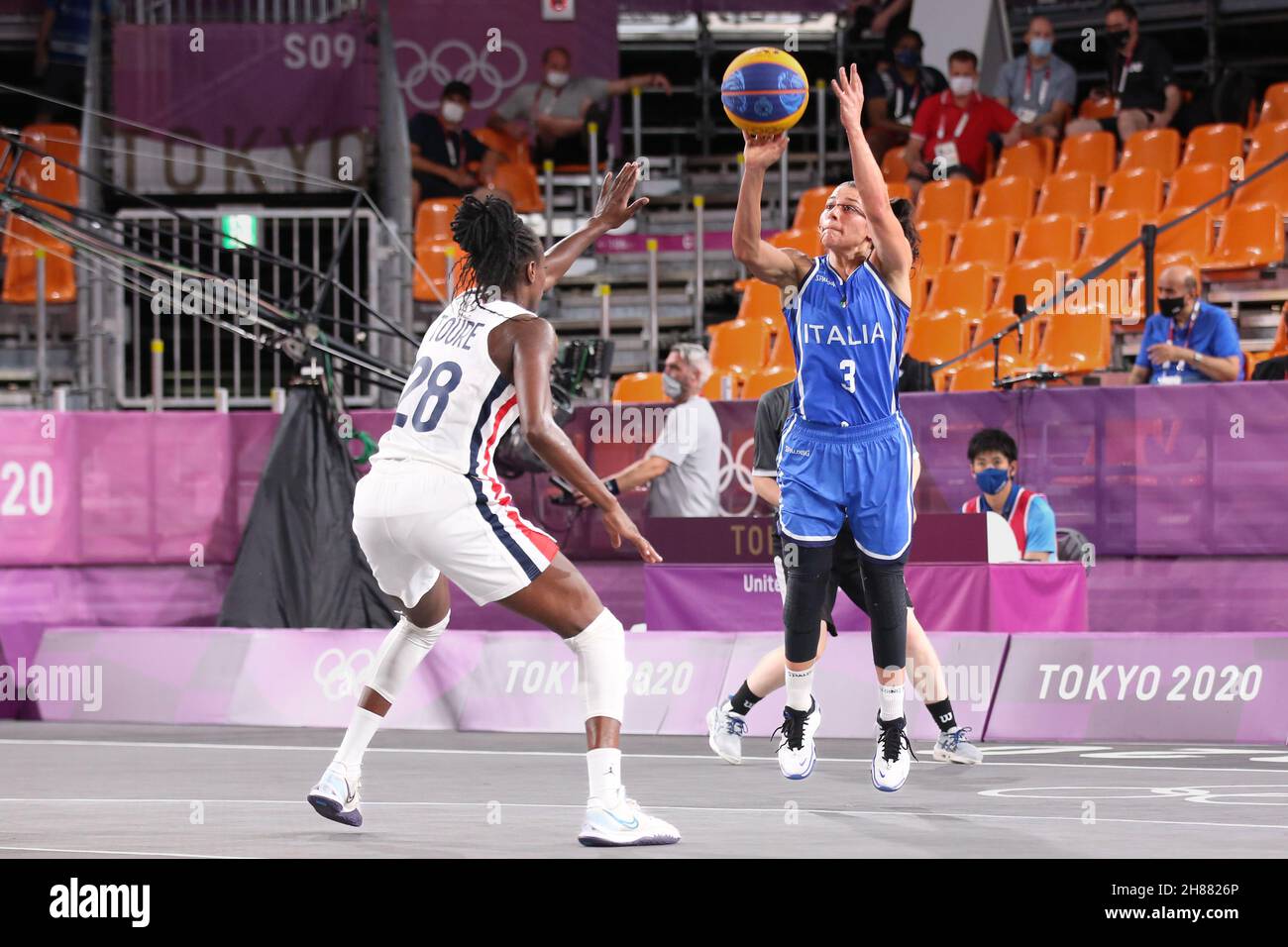 JULY 24th, 2021 - TOKYO, JAPAN: Rae Lin D'ALIE of Italy in action ...