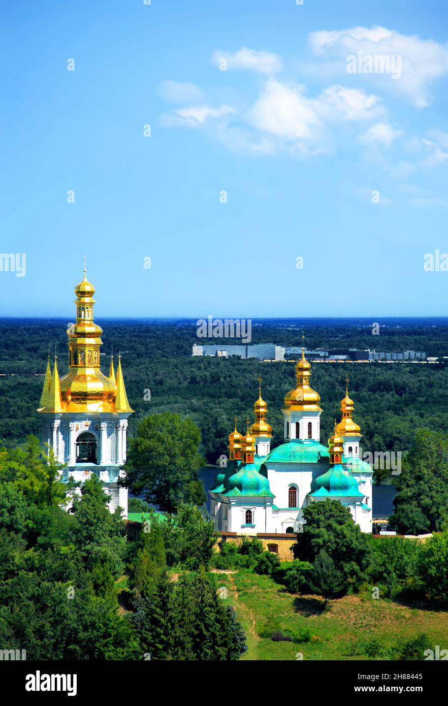 Church of the Nativity of the Virgin, Belltower at the Far Caves, Kiev ...