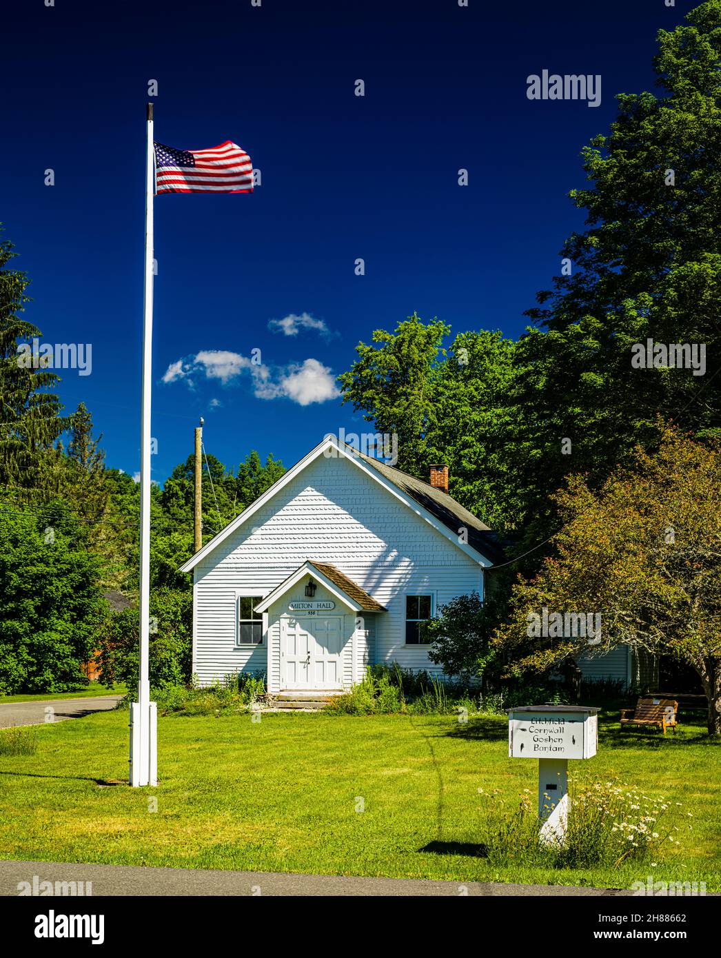 Milton center historic district hi-res stock photography and images - Alamy