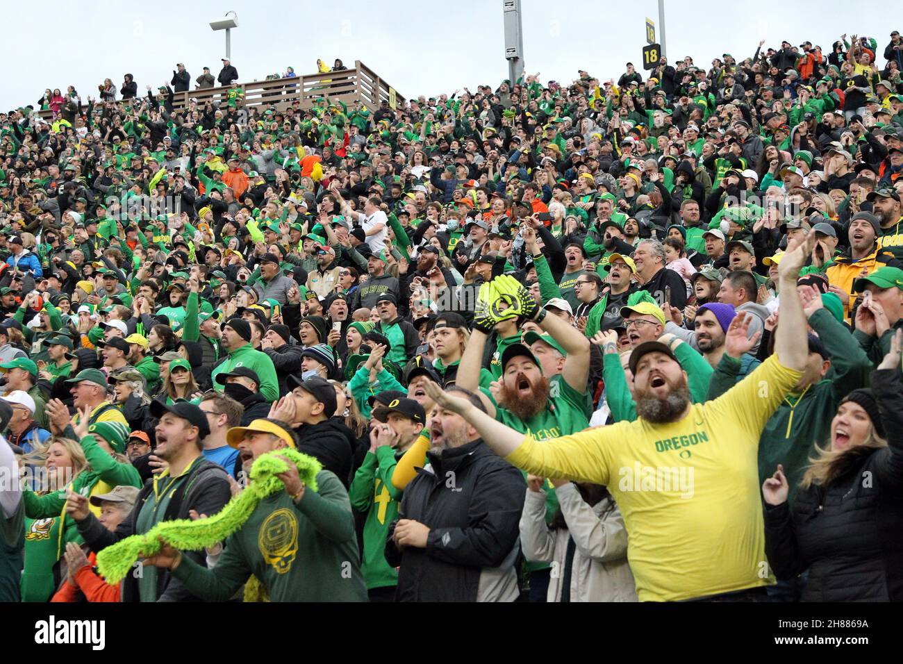 Oregon ducks fans hi-res stock photography and images - Alamy