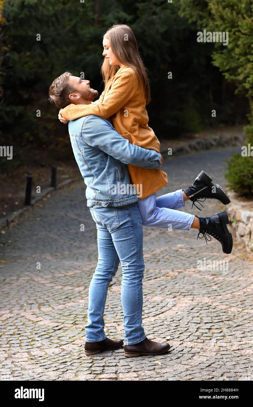 Beautiful couple having romantic road hi-res stock photography and ...