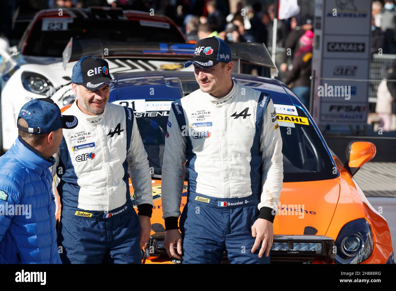 SAUNIER Julien, VAUCLARE Frédéric, Sébastien Loeb Racing BARDAHL, Alpine A110, portrait, during ...