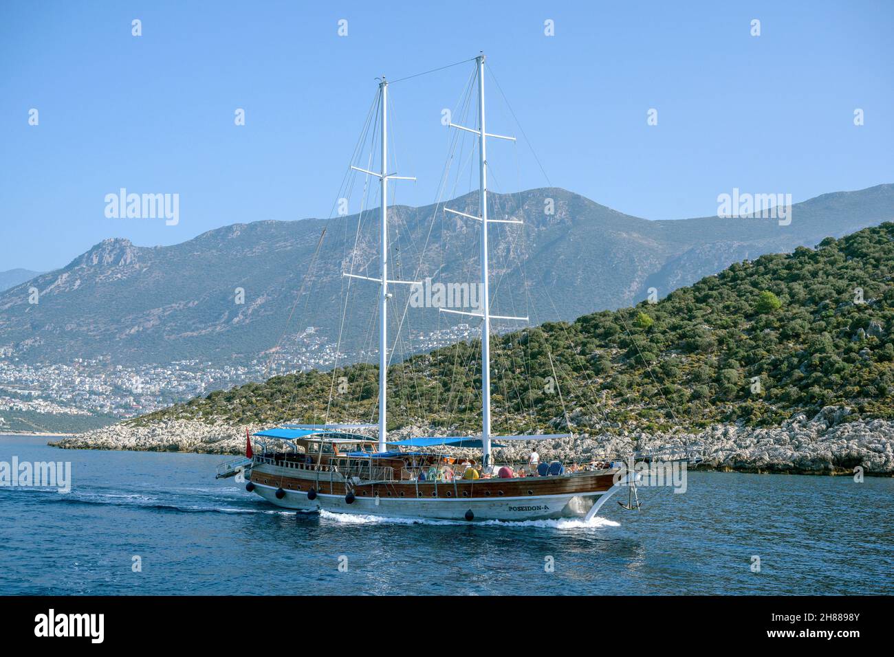 Kalkan is a town on the Turkish Mediterranean coast, and an important ...