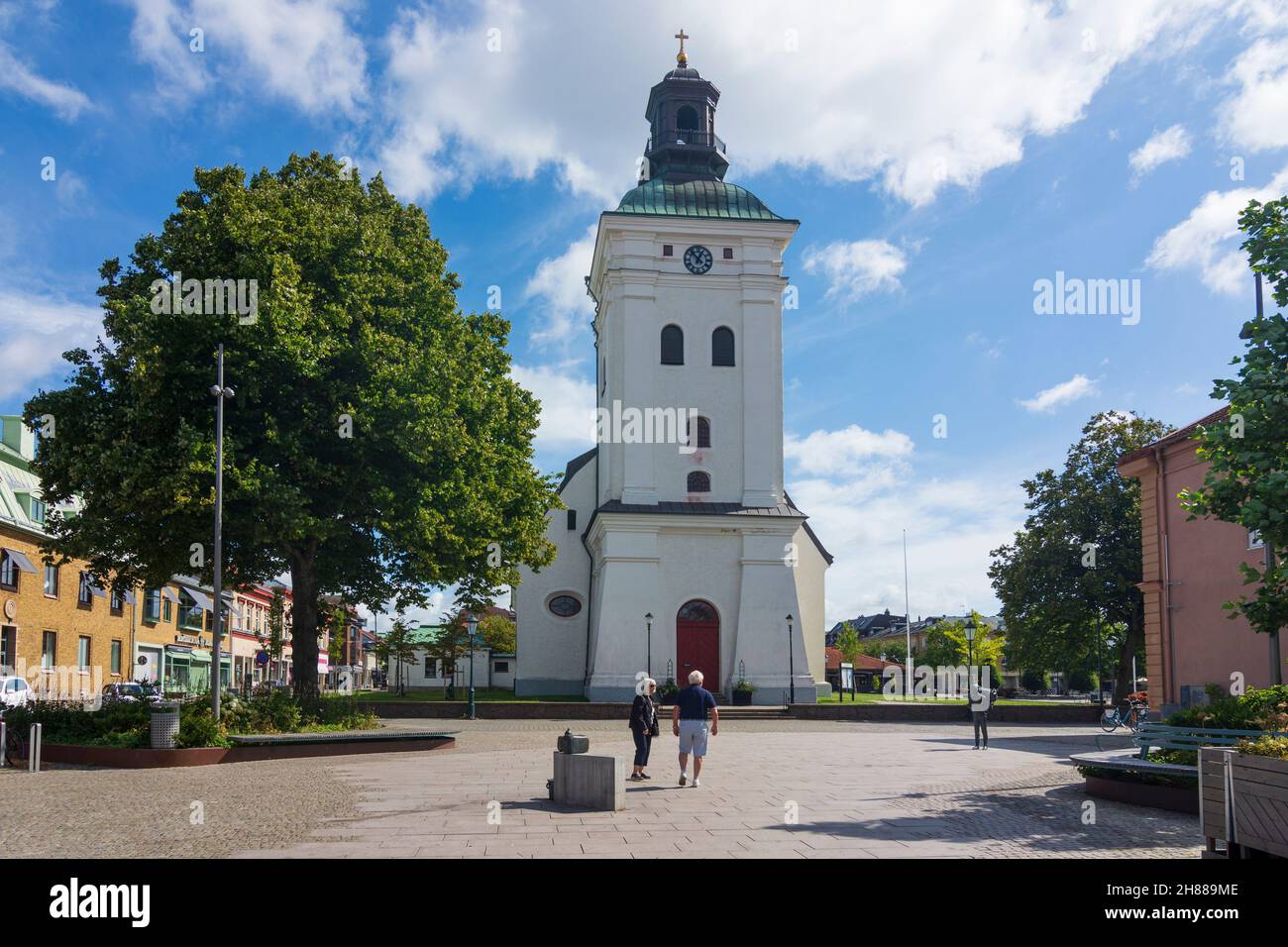 Varberg: Varberg Church in , Hallands län, Sweden Stock Photo - Alamy