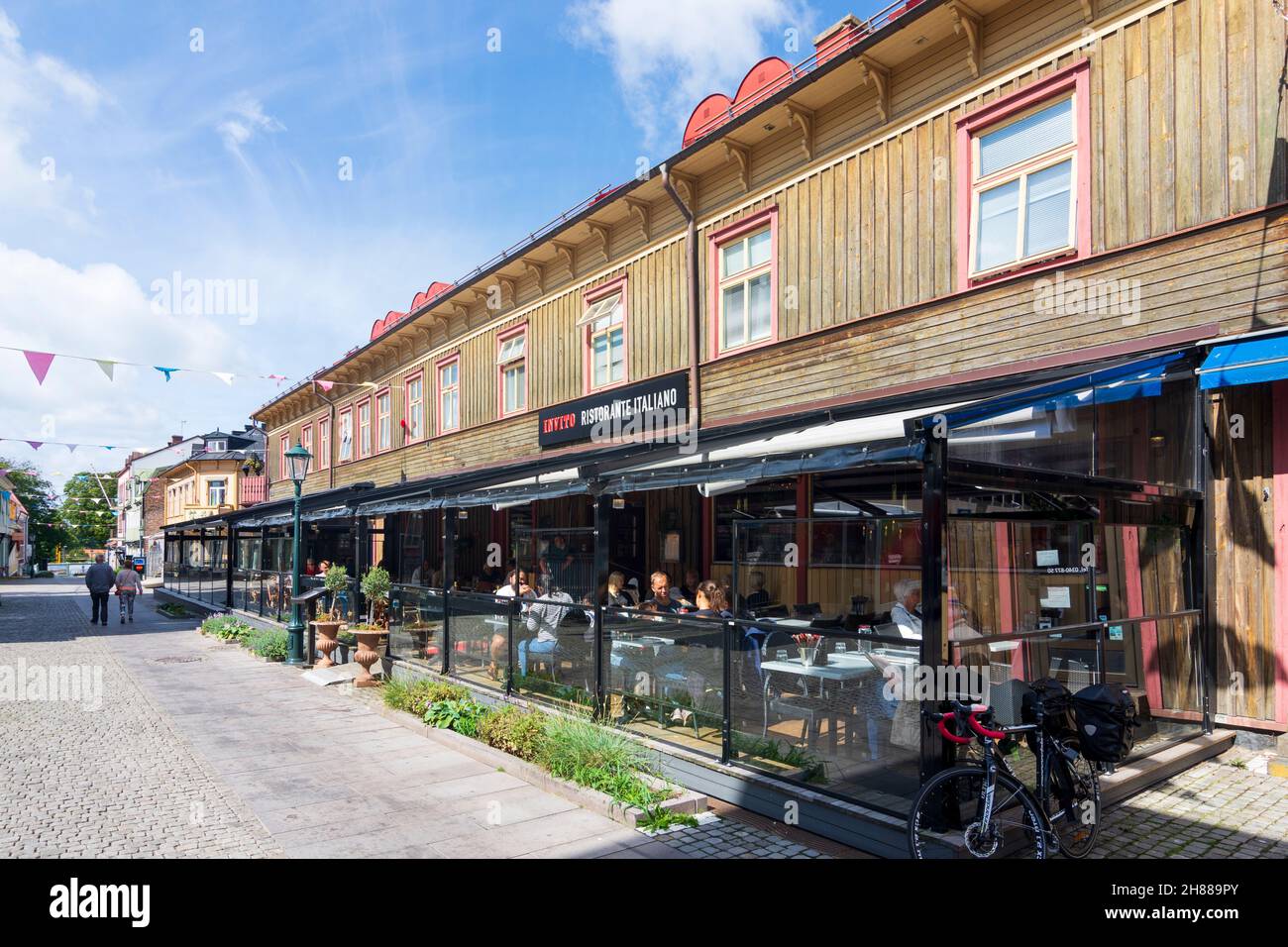 Varberg: restaurant in , Hallands län, Sweden Stock Photo - Alamy