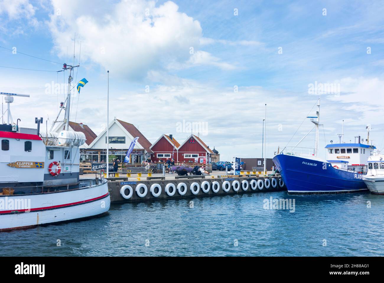 Harbor in hallands lan hi-res stock photography and images - Alamy