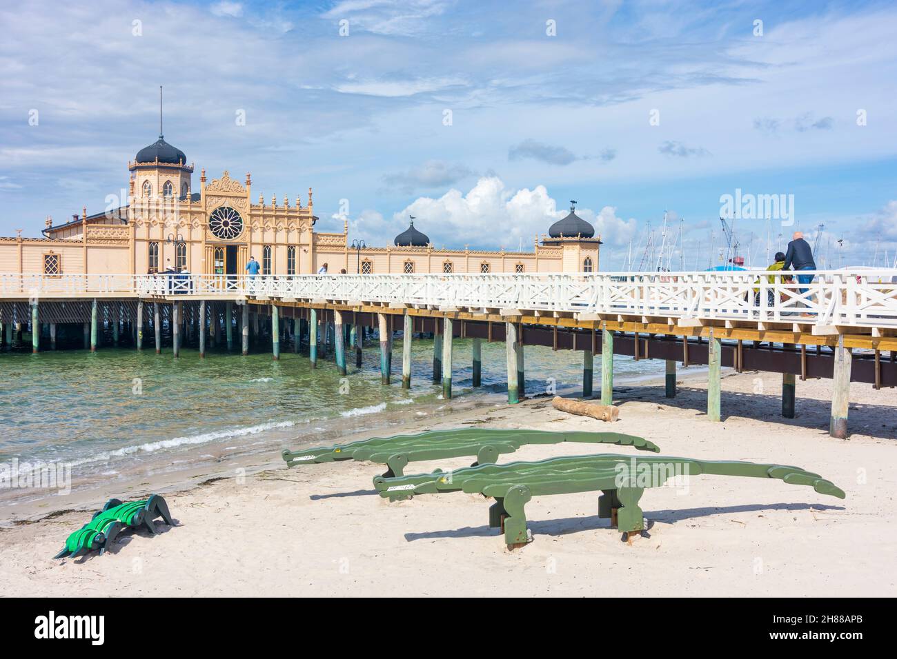 Varberg: spa Kallbadhuset in , Hallands län, Sweden Stock Photo - Alamy