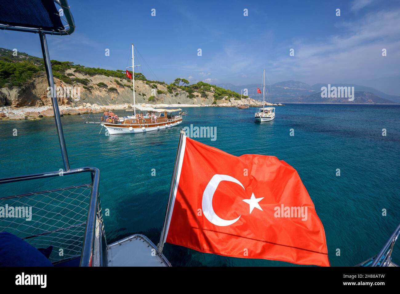 Kalkan is a town on the Turkish Mediterranean coast, and an important ...