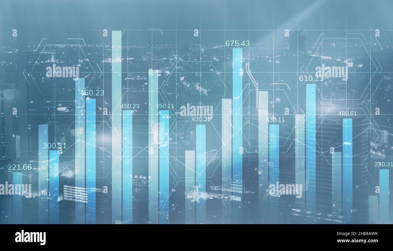 Universal background. Diagrams with numbers on the background of the ...