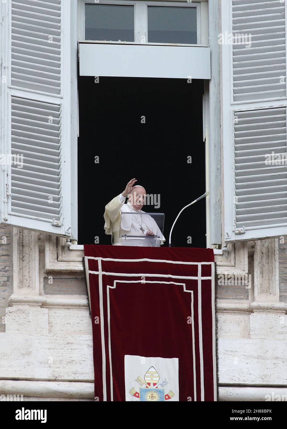 November 25 , 2021 - Vatican City (Holy See) POPE FRANCIS delivers ...