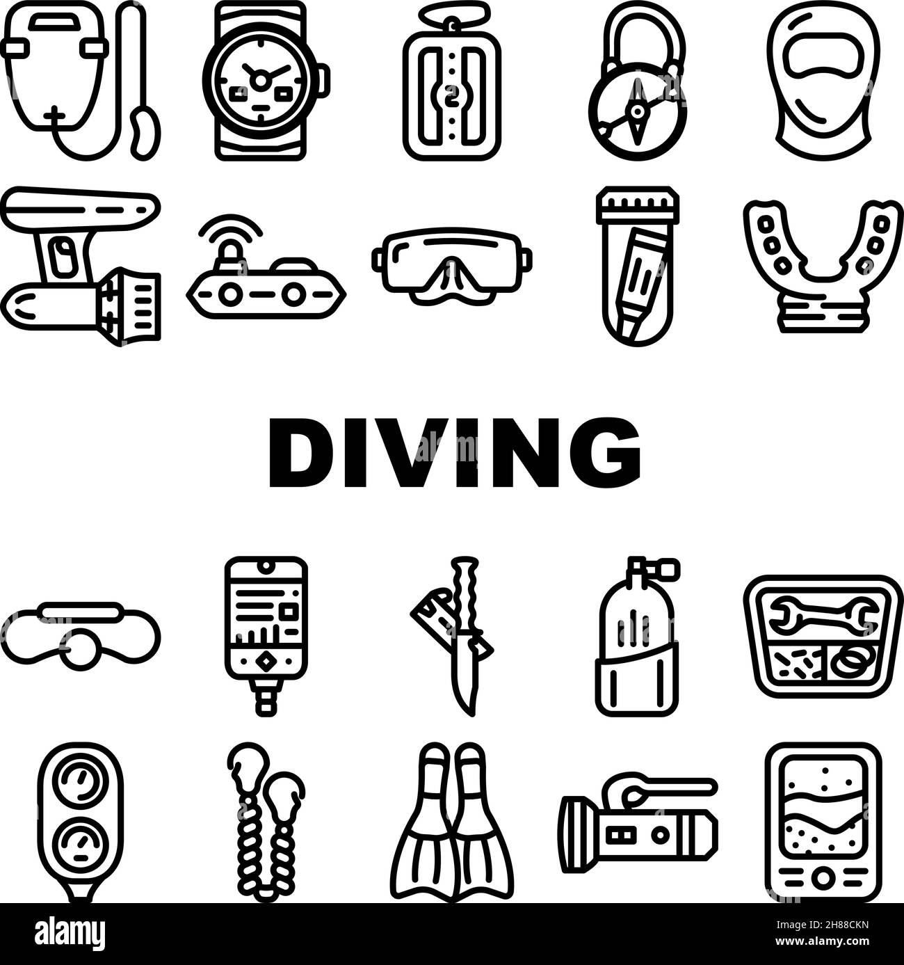 Diving watches Black and White Stock Photos & Images - Alamy