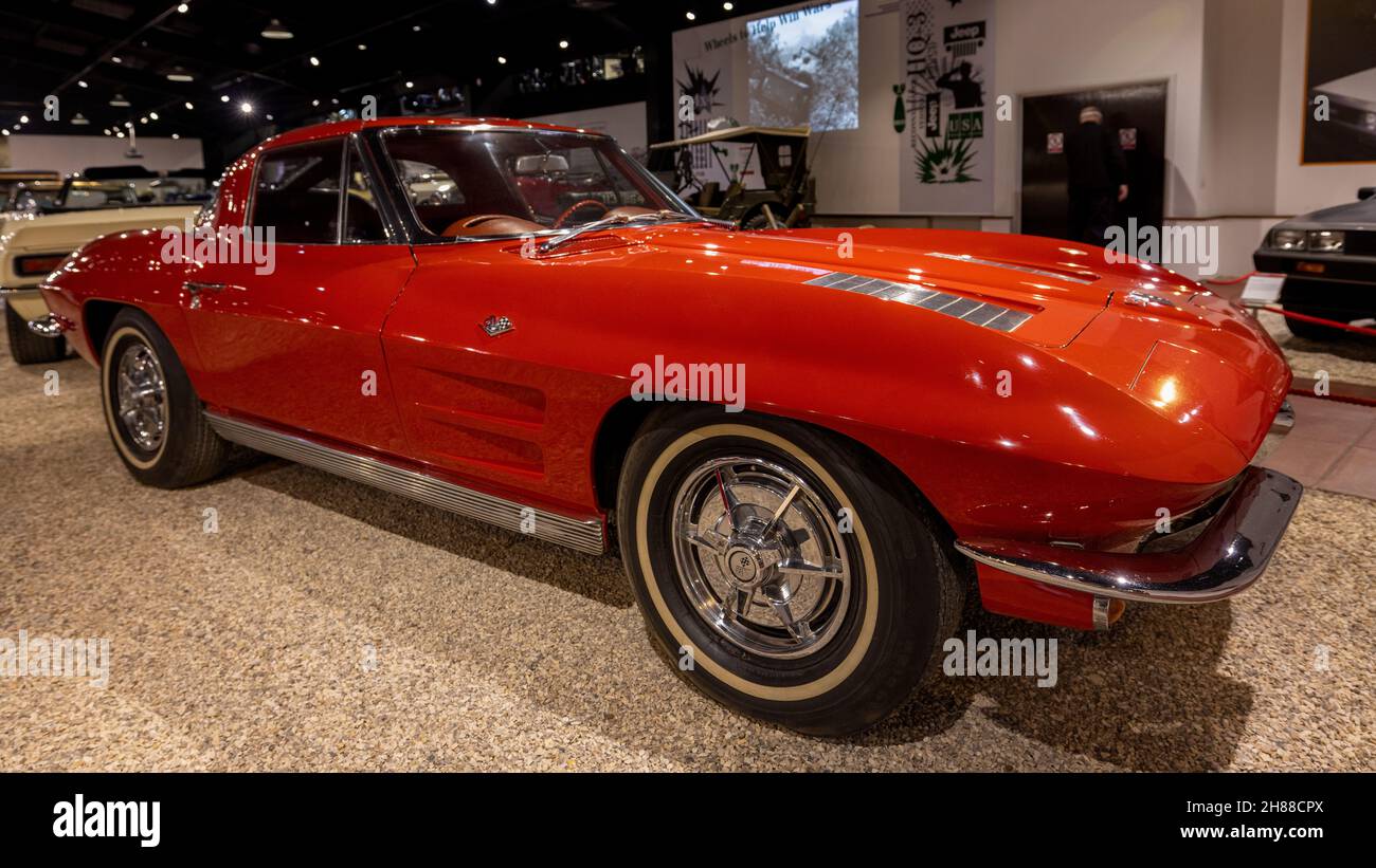 1963 Corvette Sting Ray, on display at the Haynes International Motor ...
