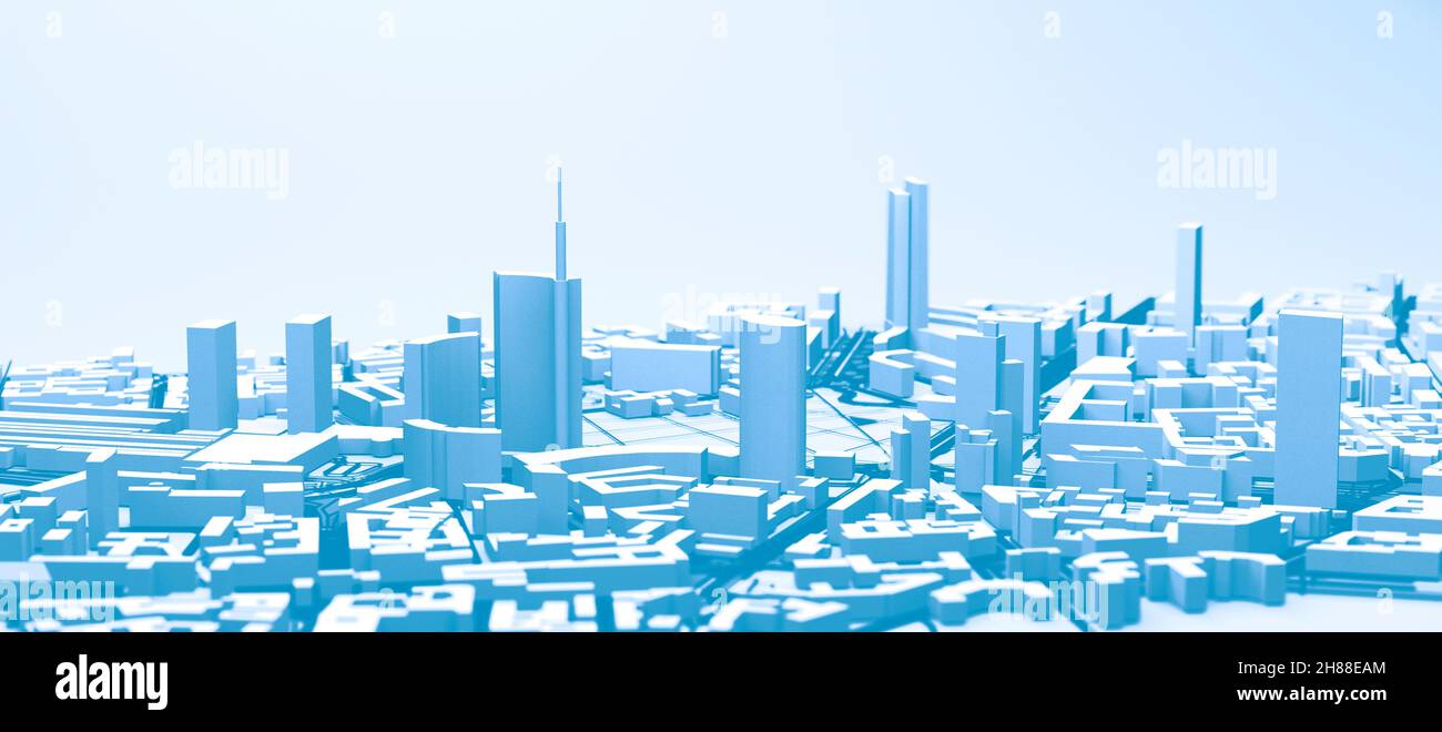 Map of downtown milan hi-res stock photography and images - Alamy