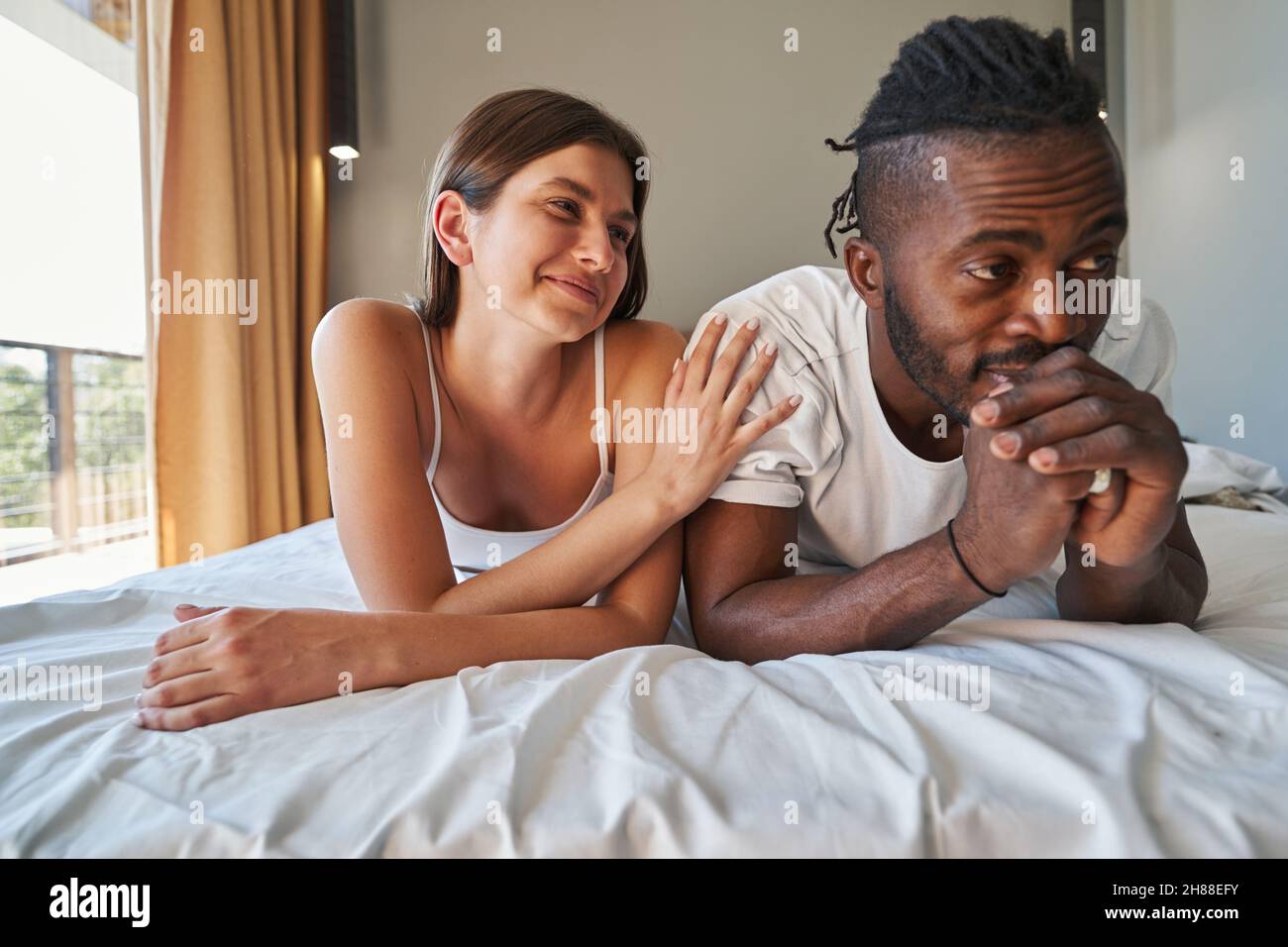 Trying to attract attention hi-res stock photography and images - Alamy